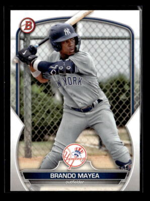 2023 Bowman Draft Paper Brando Mayea New York Yankees #BD-66 5 Card Lot ...