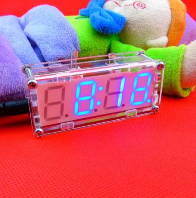 Electronic Clock Making Kit DIY Single Chip Microcomputer LED Digital ...