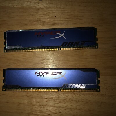 Kingston HyperX Blu DDR3-8GB (2 x 4GB) kingston ddr3 khx130c9b1/4r | eBay