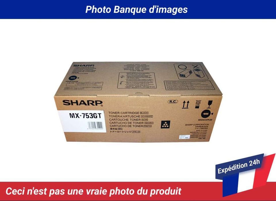 MX-753GT Sharp MX-M623 Cartouche de toner Noir | eBay