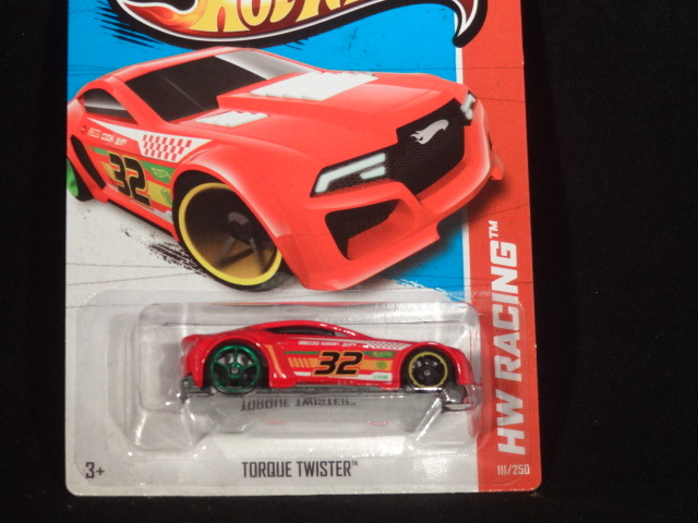 HW HOT WHEELS 2013 HW RACING #111/250 TORQUE TWISTER HOTWHEELS RED ...