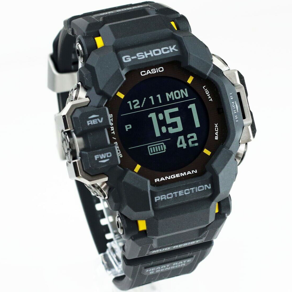 CASIO G-SHOCK RANGEMAN GPR-H1000-1JR Bluetooth GPS Radio Solar Watch 53 ...