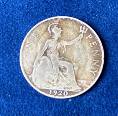 Bronze 1920 One Penny Coin, George v | eBay UK