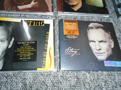 Small Job Lot of 2 Sting CD Albums ( Best Of Sting Fields Of Gold ...