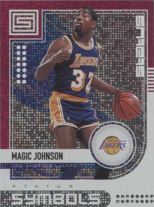 2019-20 Panini Status - Tmall Status Symbols Magic Johnson #14 Red for ...