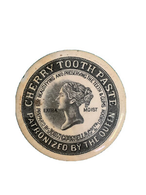 Antique Victorian Green, Cherry TOOTH PASTE Croc Container, Dental | eBay