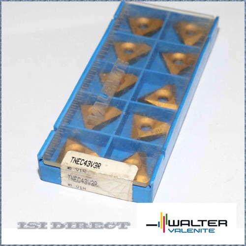 TNEC 43NV 3R V1N VALENITE ** 10 INSERTS ** FACTORY PACK ** DIAMOND TIP ...
