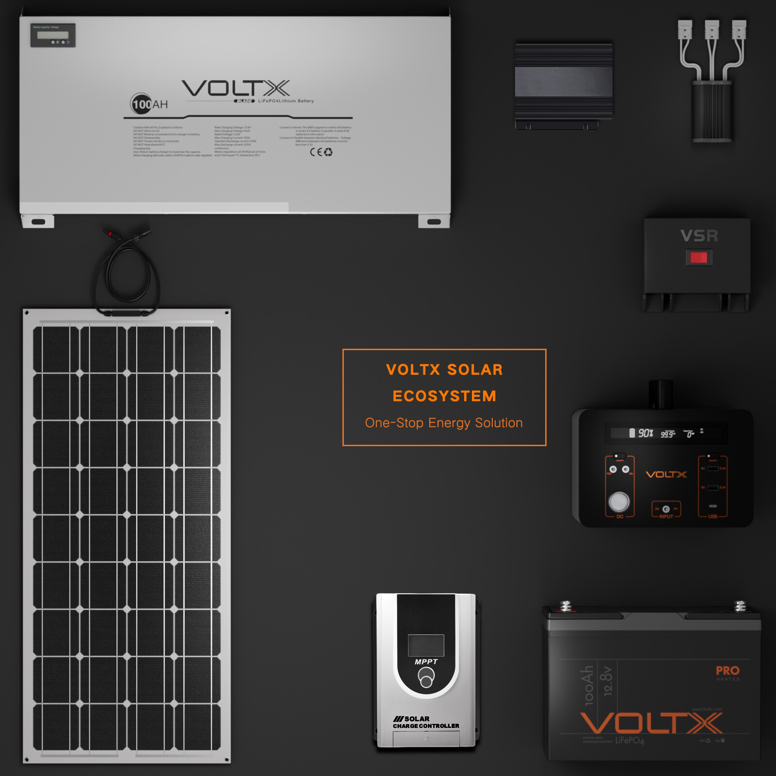 VoltX 12V 100W Mono Flexible Solar Panel Kit Camping Portable Battery Charger | eBay Australia