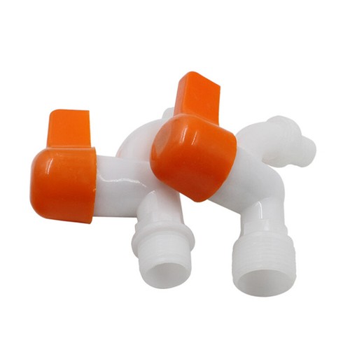 PVC Water Faucet 20MM Household Tap Adapter Outdoor Garden Drainage Tap ...