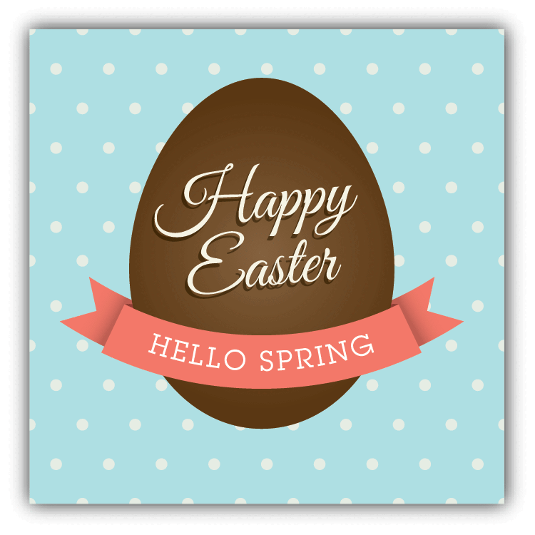 Happy Easter Hello Spring Card Car Bumper Sticker Decal | eBay
