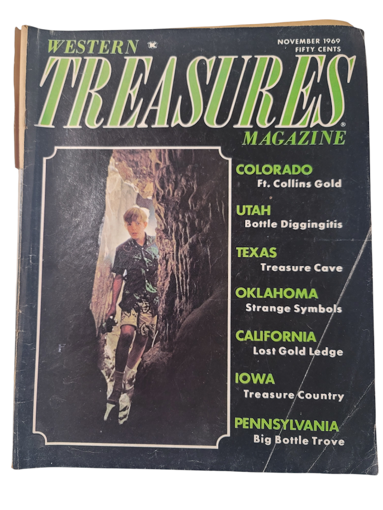 Western Treasures Magazine Nov 1969 Gold Bottle Digging Lost Mines ...