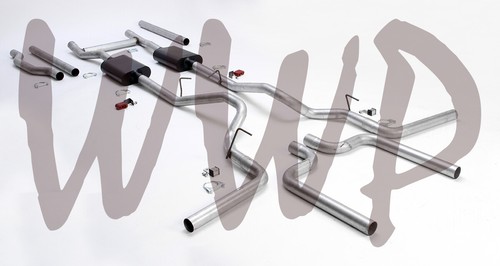 2.5" Dual Header Back Exhaust For 73-74 Chevy/GMC C10 C20 C1500 C2500 ...