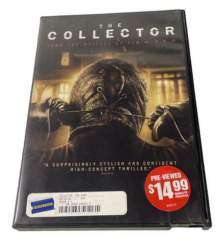 The Collector DVD 2009 Horror Film Josh Stewart Andrea Roth ...