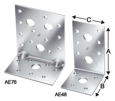 Simpson Strong-Tie Winkelverbinder AE76 SST - 100 Stück | eBay.de