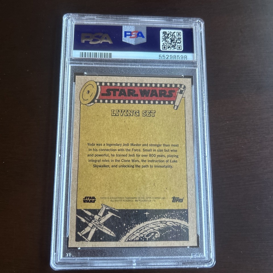 Yoda 2020 Topps Star Wars Living Set #167 - PSA 10 GEM MINT 7943 | eBay