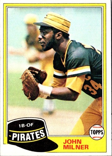 1981 Topps John Milner #618 Pittsburgh Pirates Baseball Card | eBay