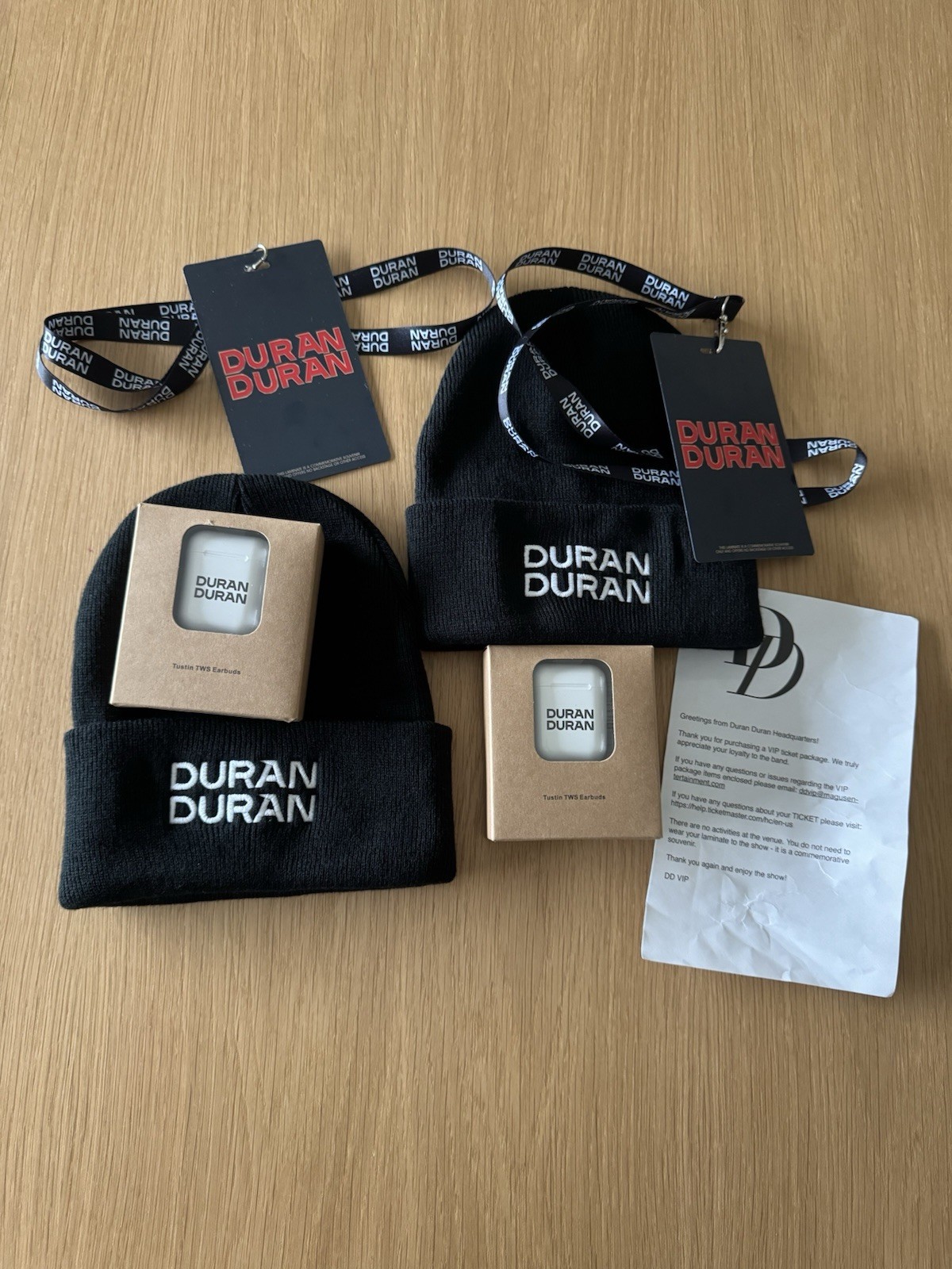 NEW! 2025 2026 DURAN DURAN Tour Limited Edition VIP Merchandise Bundle ...