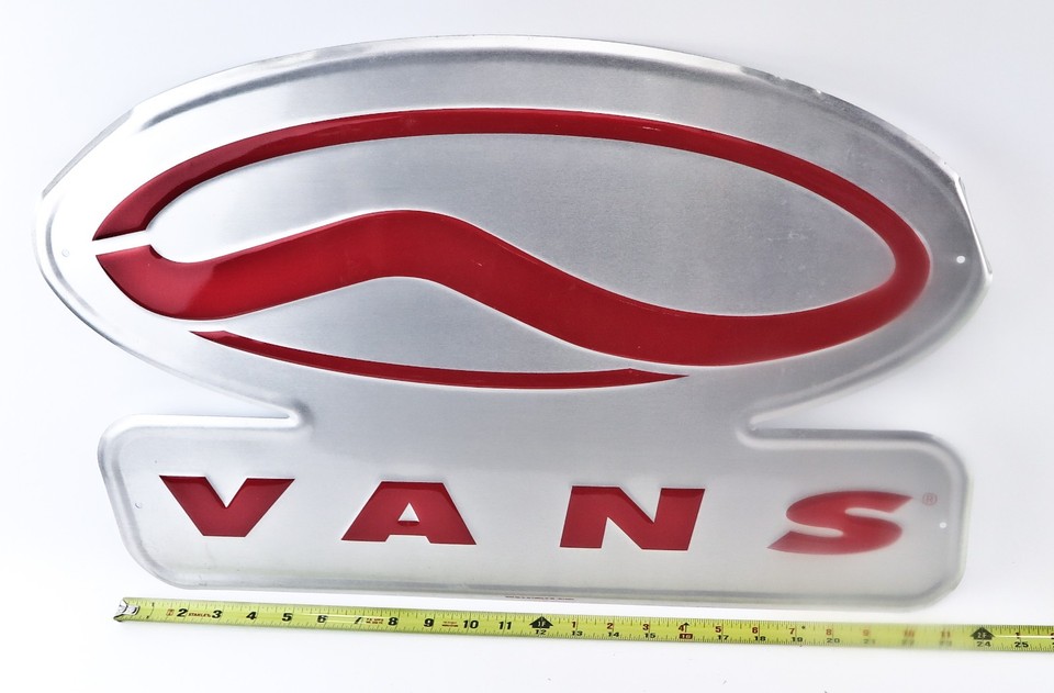 VANS Skate BMX Shoes Metal Retail Display Store Shop Wall Sign Art from ...