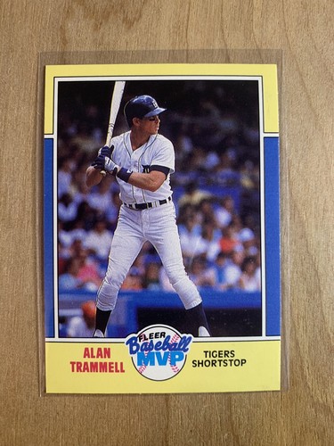 1988 Fleer Baseball MVP's Alan Trammell Detroit Tigers #39 | eBay