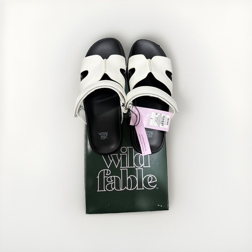 Women's Hayley Slide Sandals - Wild Fable White 7 | eBay