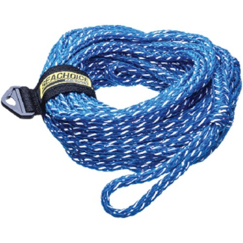 60 Ft 1 or 2 Rider Towable Tube Tow Rope for Boats - Reflective Rope ...