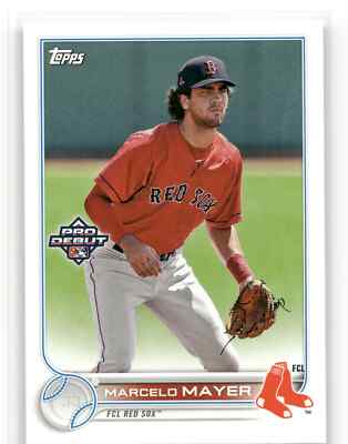 MARCELO MAYER Pro Debut 2023 Topps Pro Debut #PD-92 FCL Red Sox ...