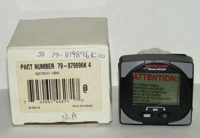 Mercury Mercruiser SMARTCRAFT System Monitor Gauge Sc1000 # 79-879896k4 ...