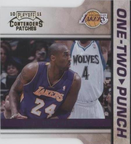 2010-11 Playoff Contenders Patches - One-Two Punch Kobe Bryant, Derek ...
