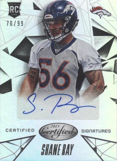 2015 Panini Certified - Certified Signatures Shane Ray #CS-SR Mirror ...