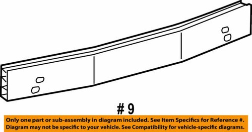 52023-47010 Toyota Reinforcement, rear bumper, no.1 5202347010, New ...