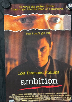 1991 Ambition Promo Poster 25x37 Lou Diamond Phillips, Clancy Brown (HYR) PB29 | eBay