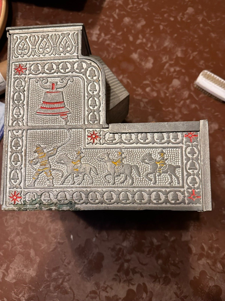 Antique 1920s Mills Puritan Bell 5c Coin Op Trade Stimulator Slot ...