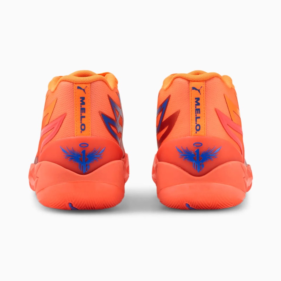 Puma Lamelo Ball MB.02 Supernova Basketball Fiery Ultra Orange Size 8 ...