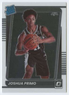 JOSHUA PRIMO RC 2021-22 Donruss Optic #162 NBA Spurs Rated Rookies ID ...