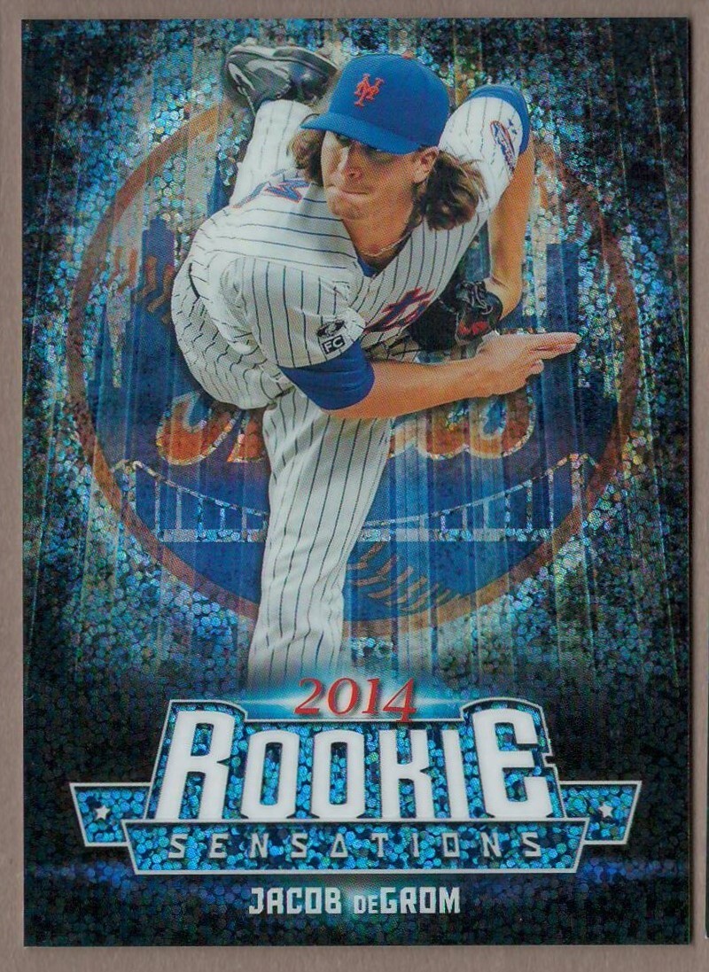 JACOB DEGROM 2015 Topps Update CHROME ROOKIE SENSATIONS Insert Card # ...