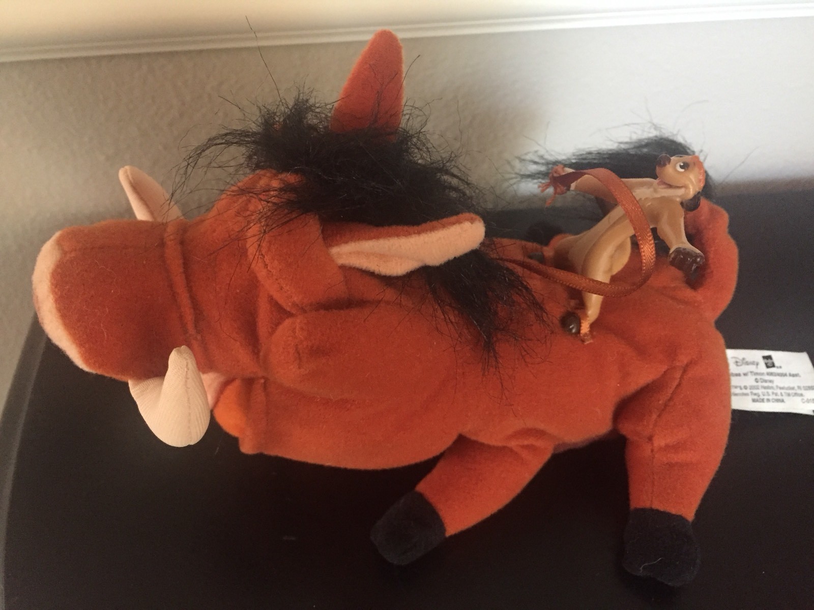 2002 Disney Lion King Pumbaa Pumba Riding Timon Plush Toy Doll Figure ...
