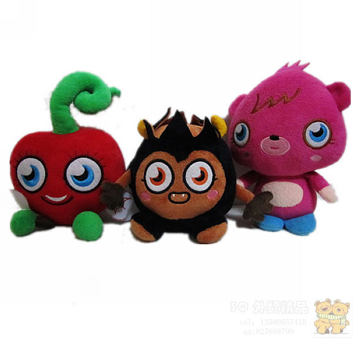 Moshi Monsters Plush Doll Game Baby Luvli Poppet Diavlo Katsuma Stuffed ...
