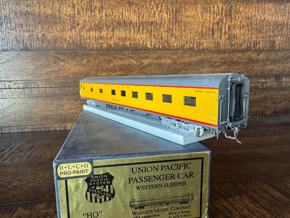 Wasatch Models Brass Union Pacific Western Sea Series Sleeper BLCO Pro ...