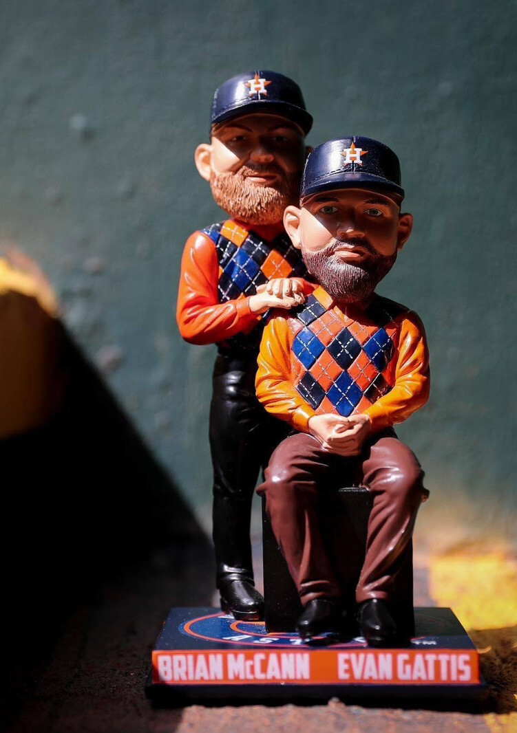 Houston Astros Brian McCann + Evan Gattis Step Brothers Bobblehead Of ...