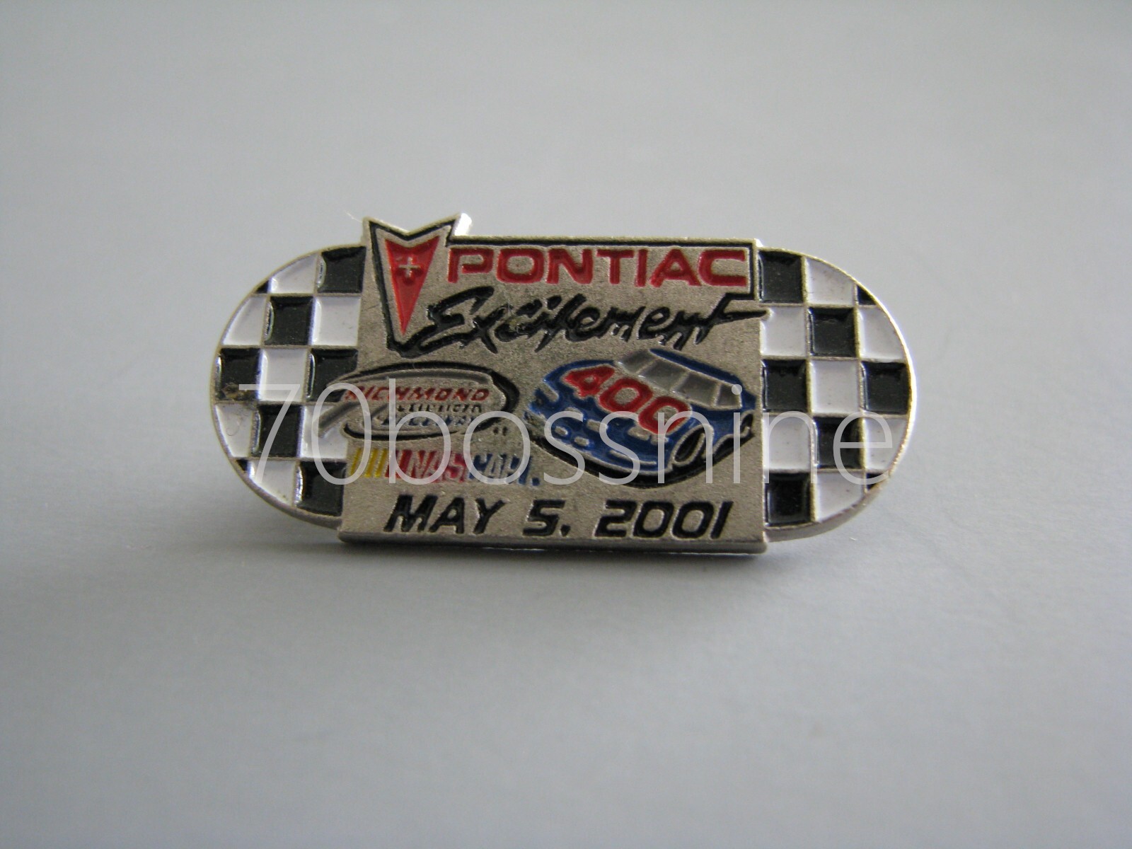 2001 PONTIAC EXCITEMENT 400 RICHMOND NASCAR RACING EVENT HAT PIN | eBay