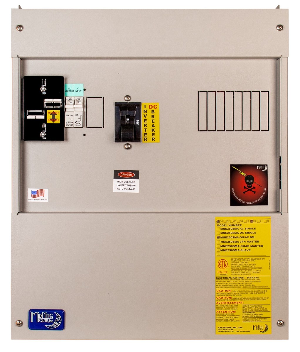 Midnite Solar Mne250smaogac Dm Epanel Civicsolar MidNite Solar, 15A,
