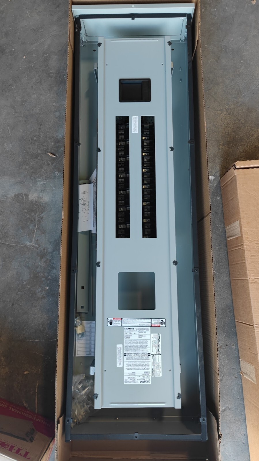 SIEMENS 400 AMP PANELBOARD 240V 120V MLO 1PH/3W 42Sp SINGLE PHASE NEMA ...