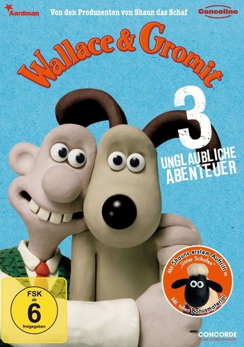 Wallace & Gromit - 3 unglaubliche Abenteuer (DVD) Nick Park, Dave Alex ...