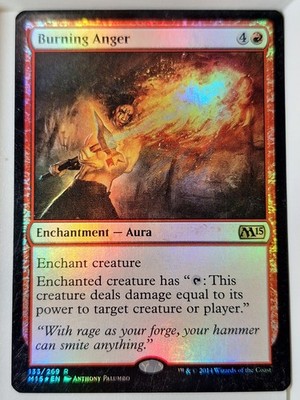 Burning Anger - FOIL - Magic 2015 Core Set M15 - Magic the Gathering ...