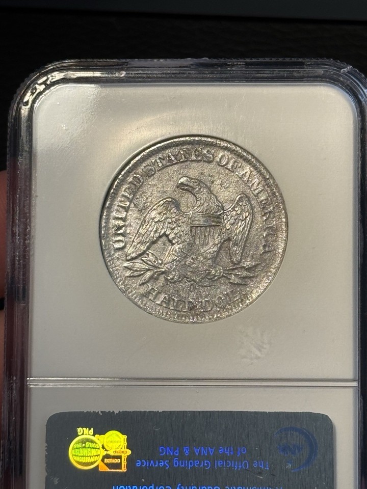 1858-O Seated Liberty Half Dollar 50 C SS Republic Shipwreck Effect NGC ...