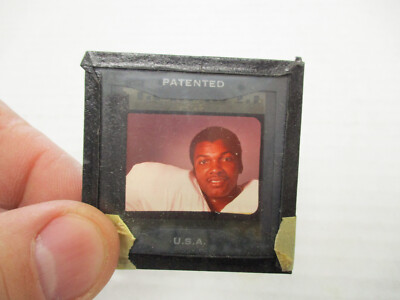 Vintage 1970's Leon Gray Houston OIlers NFL Negative Glass Slide 2 ...