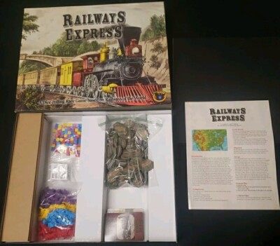 Railways Express (Board Game, 2013) Eagle Games trains strategy world ...