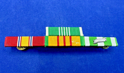 US Vietnam War Era Four Ribbon Bar Set (Commendation & Vietnam Ribbons ...