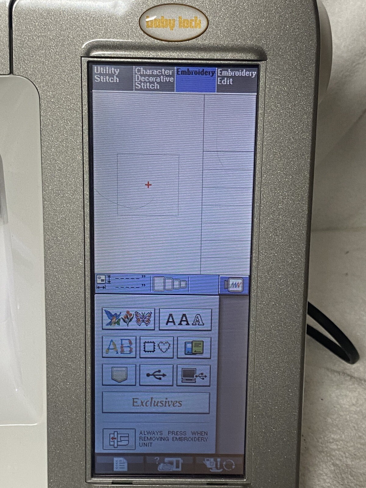 Baby Lock BLG Ellegante Embroidery and Sewing Machine | eBay