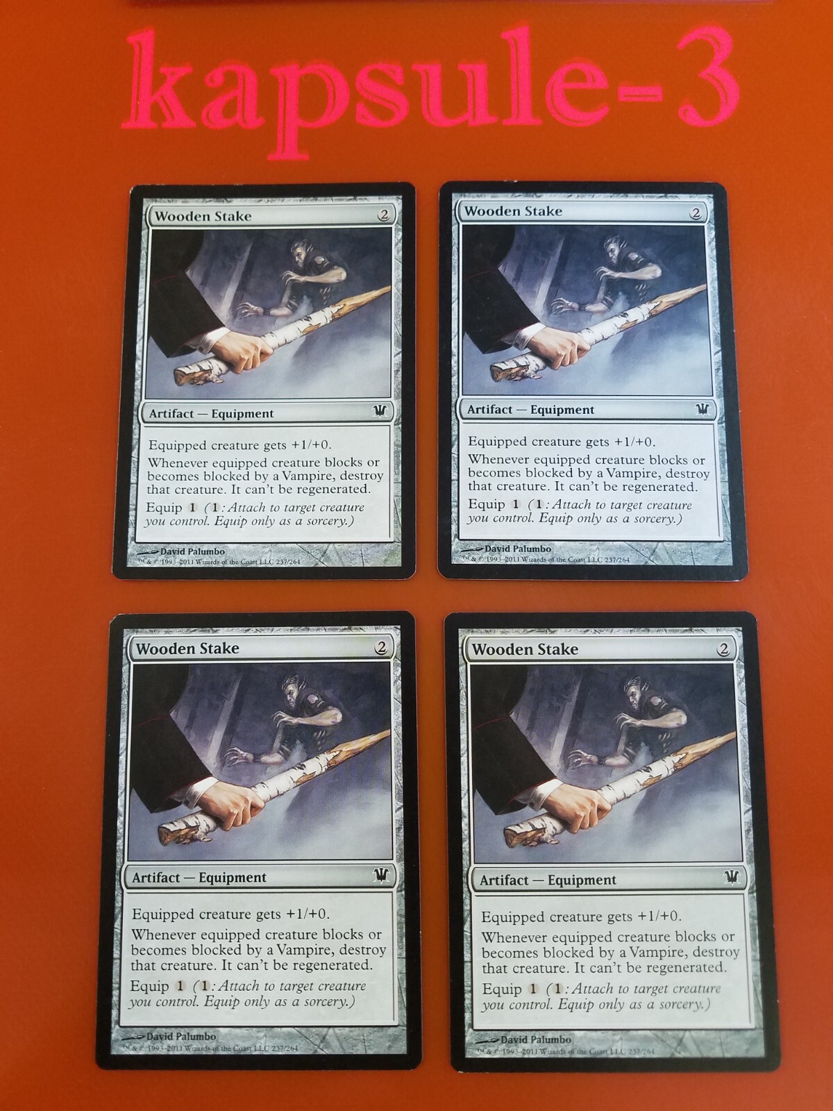 4x Wooden Stake | Innistrad | MTG Magic Cards | eBay